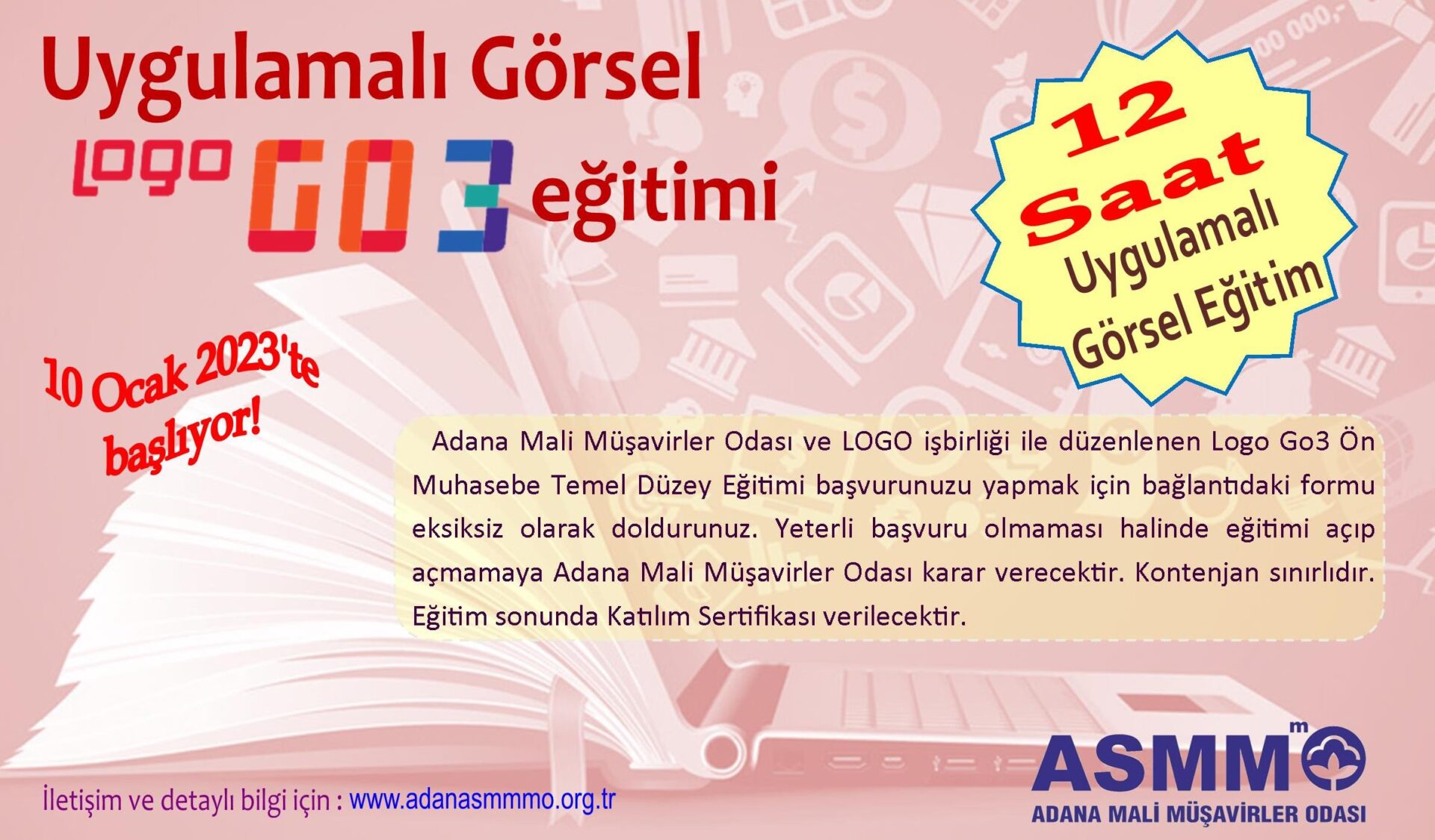Logo GO3 Ön Muhasebe Temel Düzey Eğitimi | ASMMMO